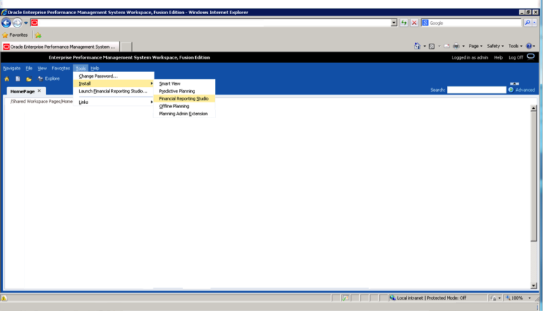 Hyperion Financial Reporting studio installation process | You'll Never Walk Alone with Hyperion